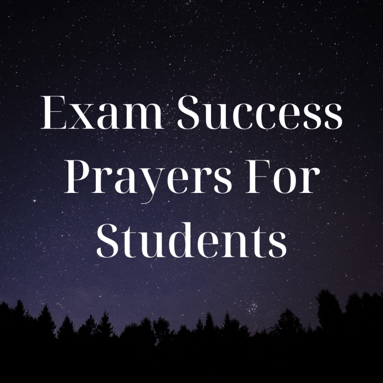 Exam Success Prayers For Students