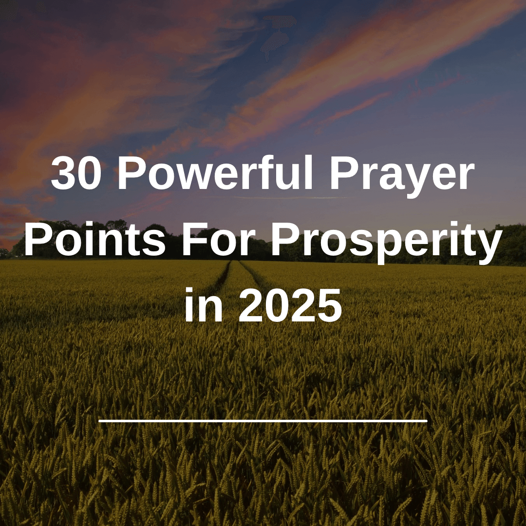 Prayer Points For Joy