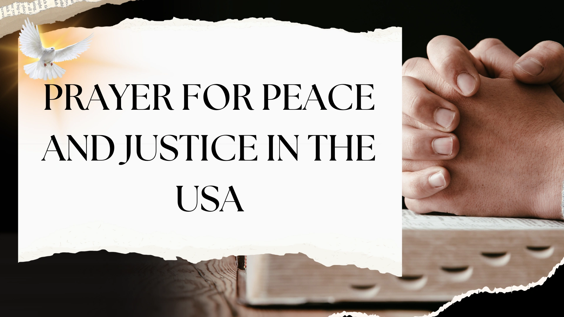 Prayer for Peace and Justice in the USA